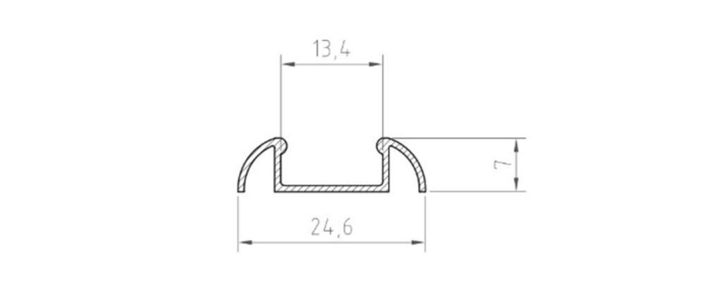ARC-DOME 2 Metre Dome Mounted Base Profile | ArcLED