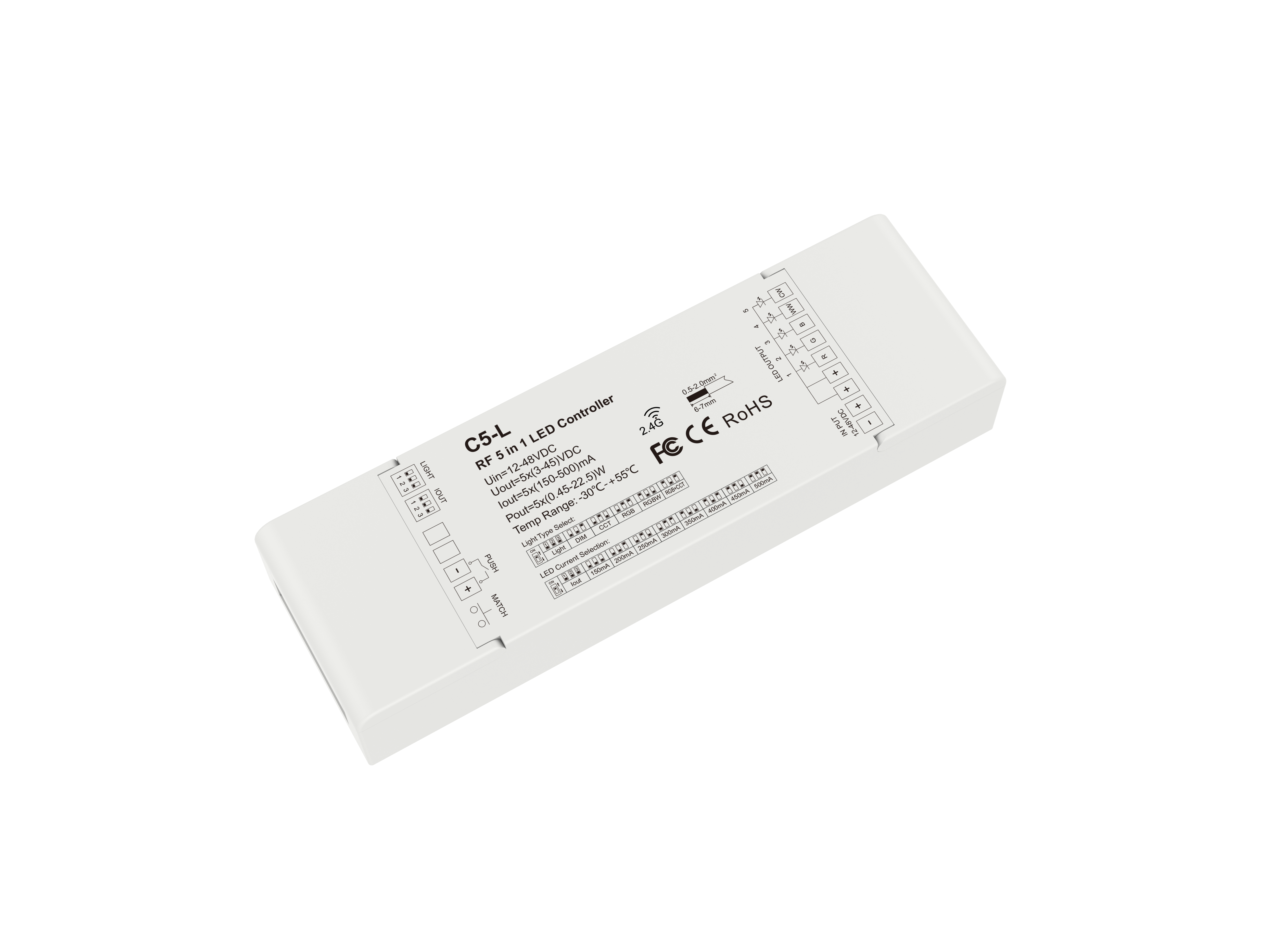 Arc LED 350-1200mA Constant Current Controller With WiFi Control And ...