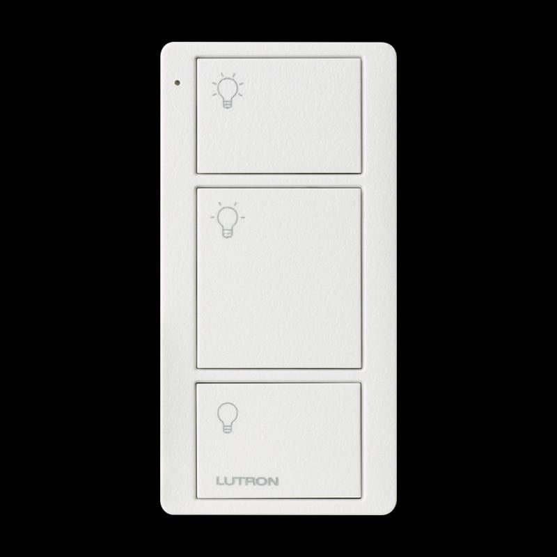 Lutron Pico RF Lights 3 Button Lights (Arctic White) | ArcLED