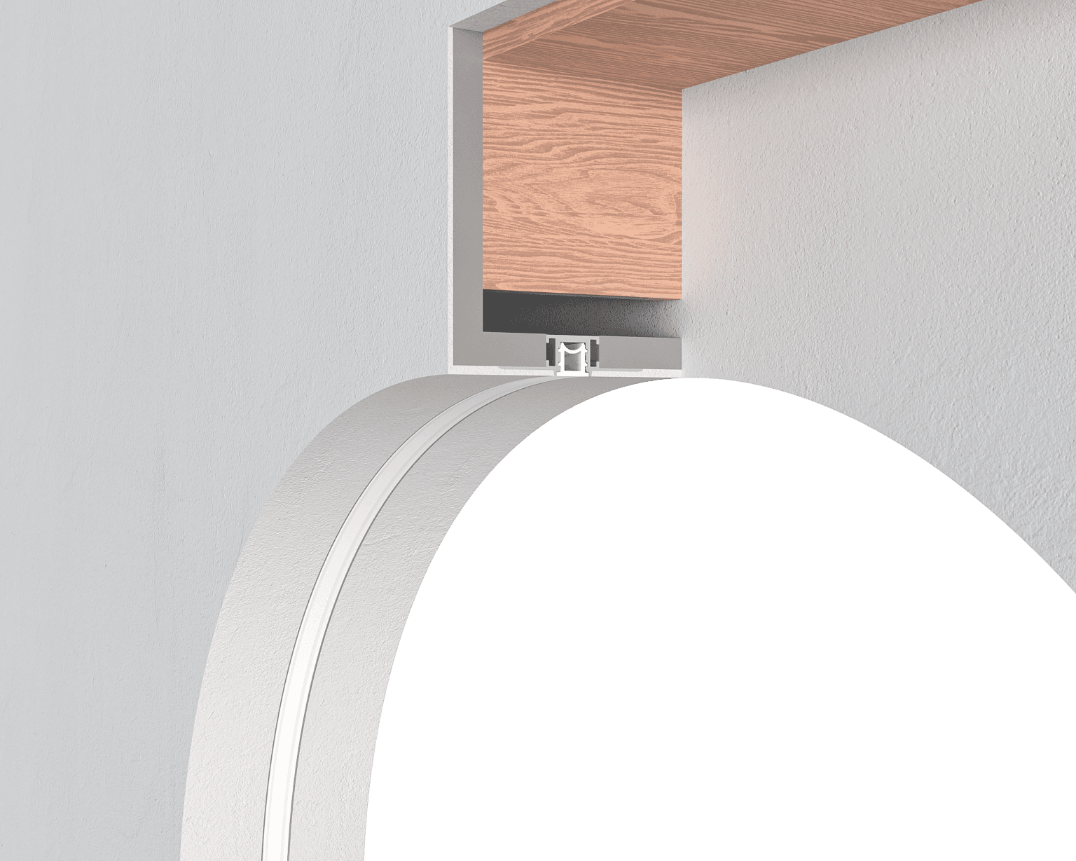 2 Metre Bendable Plaster in Profile Top & Side Bend - 11.2mm Internal ...