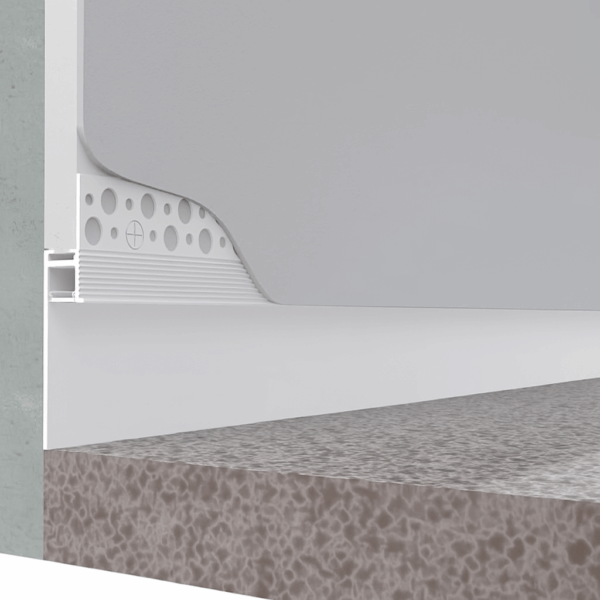 40mm 3 Metre Shadow Gap Profile (White) | ArcLED